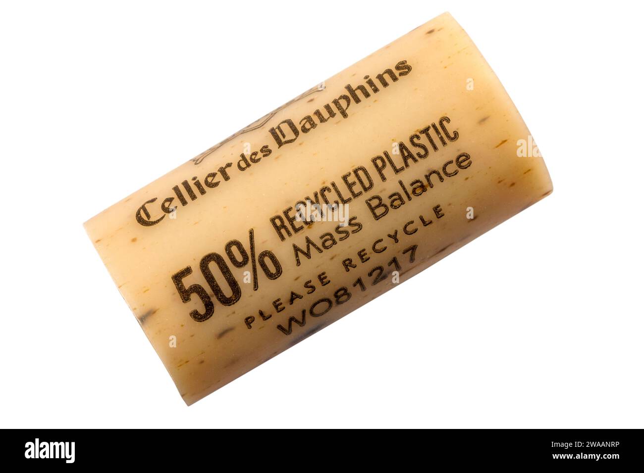 50% recycled plastic mass balance please recycle cork Cellier des ...