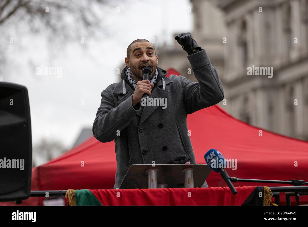 Pro palestinian rapper lowkey hi-res stock photography and images - Alamy