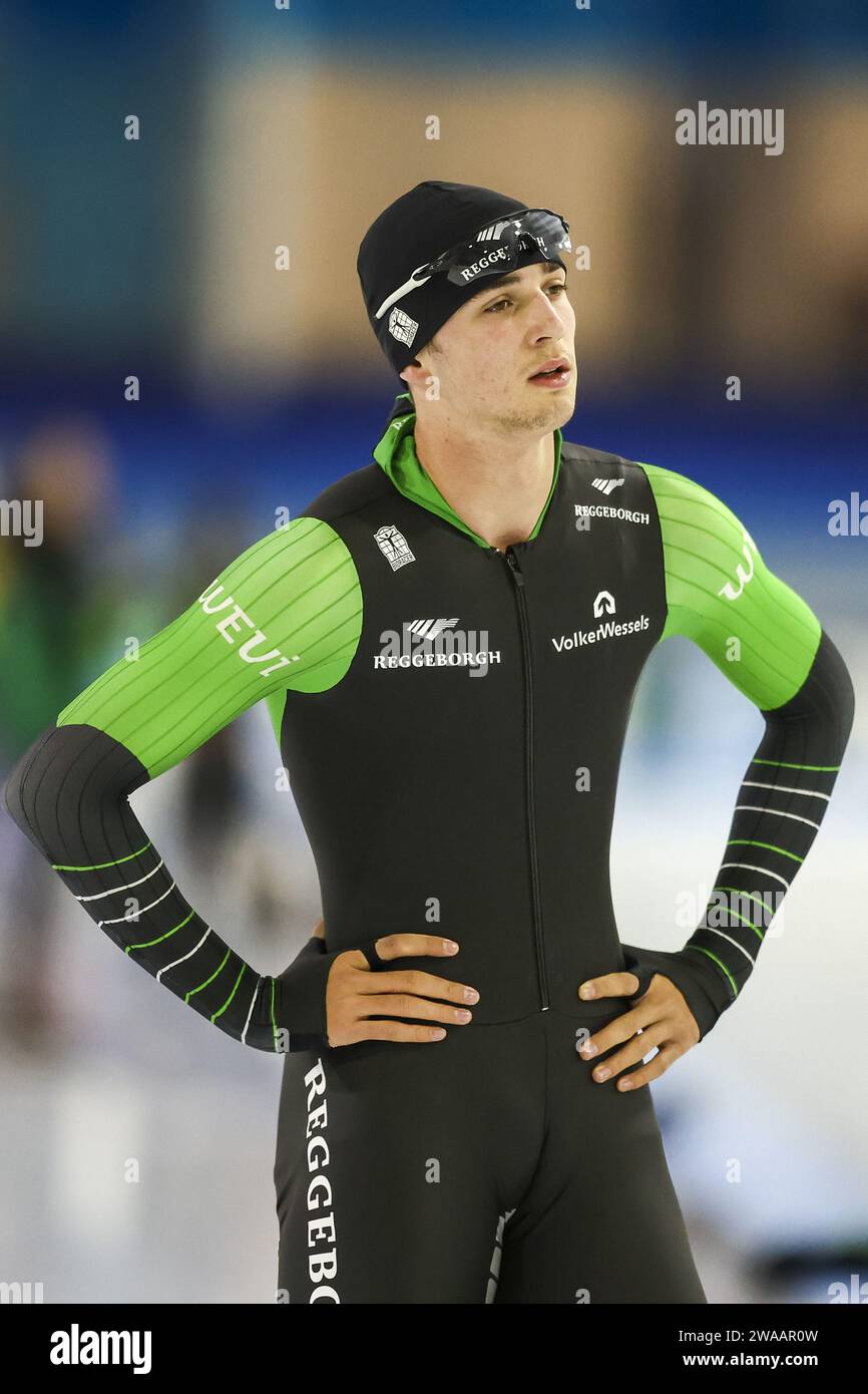 Heerenveen, Netherlands. 03rd Jan, 2024. Jenning de Boo during a ...