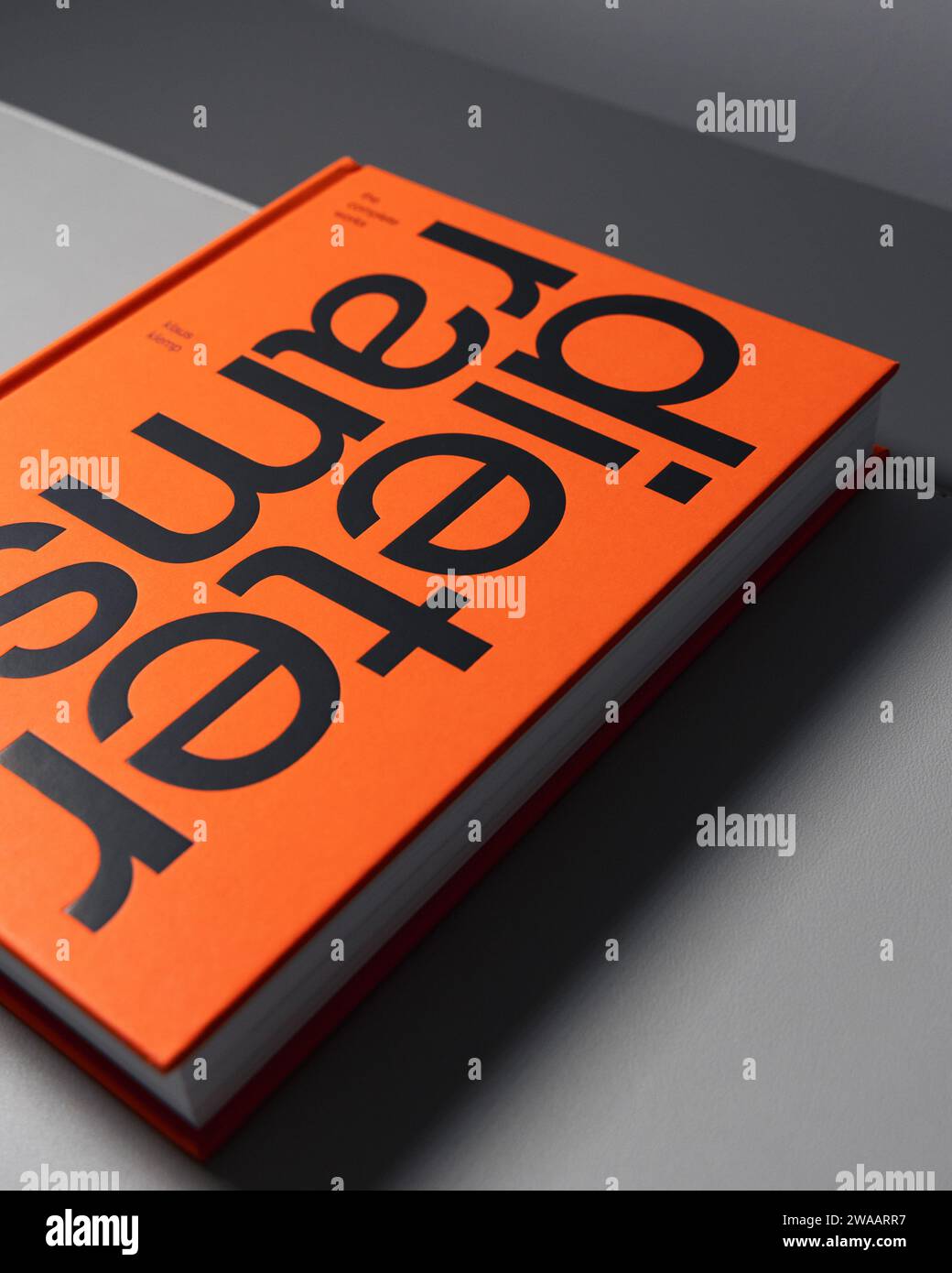 LONDON - DECEMBER 27, 2023: Dieter Rams product design book with bright ...