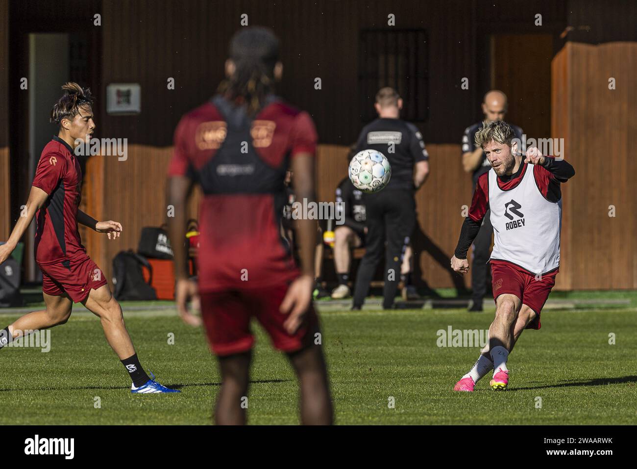 Mijas, Netherlands. 3 January, 2024. Training NEC in Mijas. NEC player ...