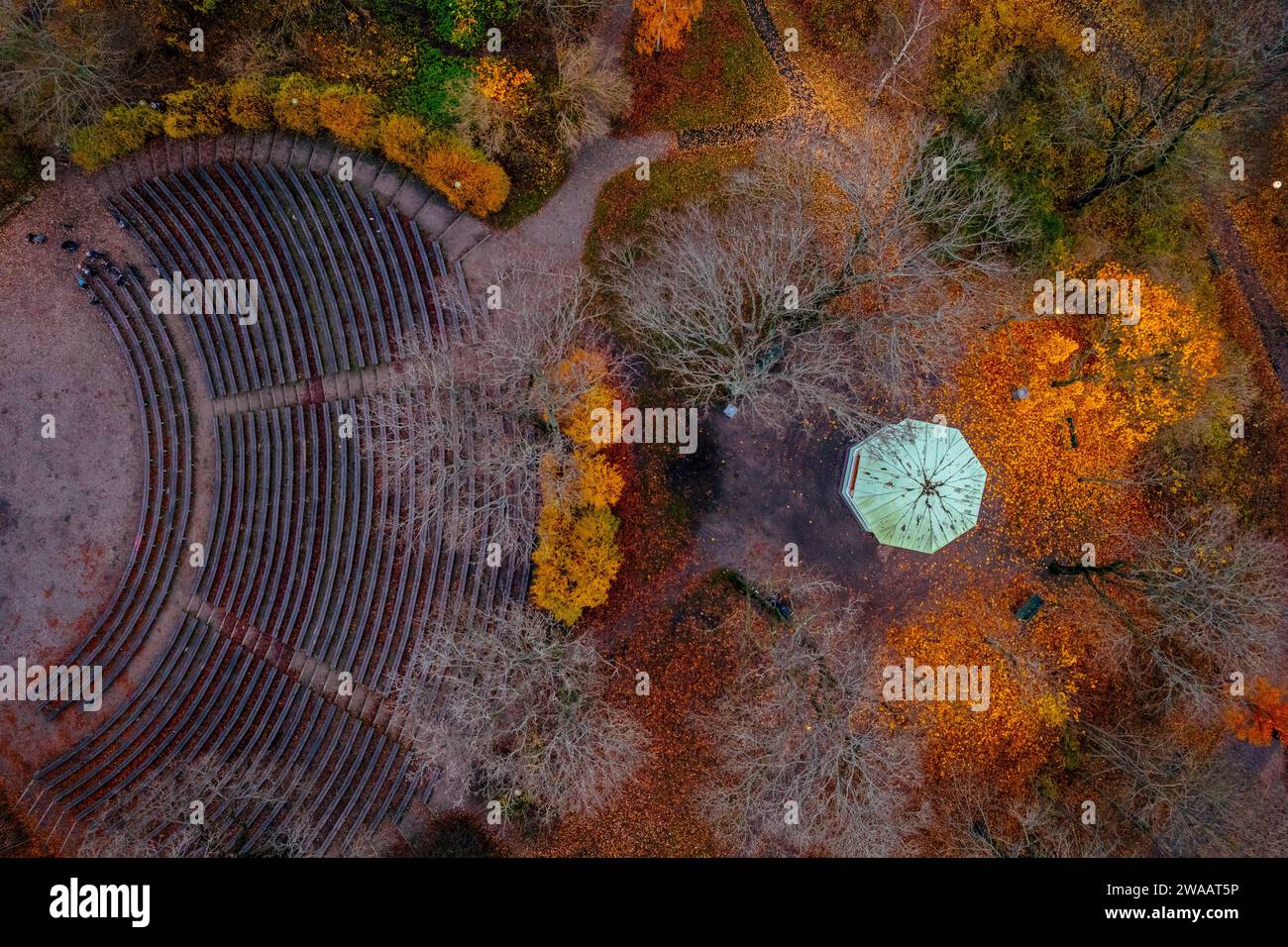 Stockholm in Autumn Aerial view of the city in Sweden Nordic Fall ...