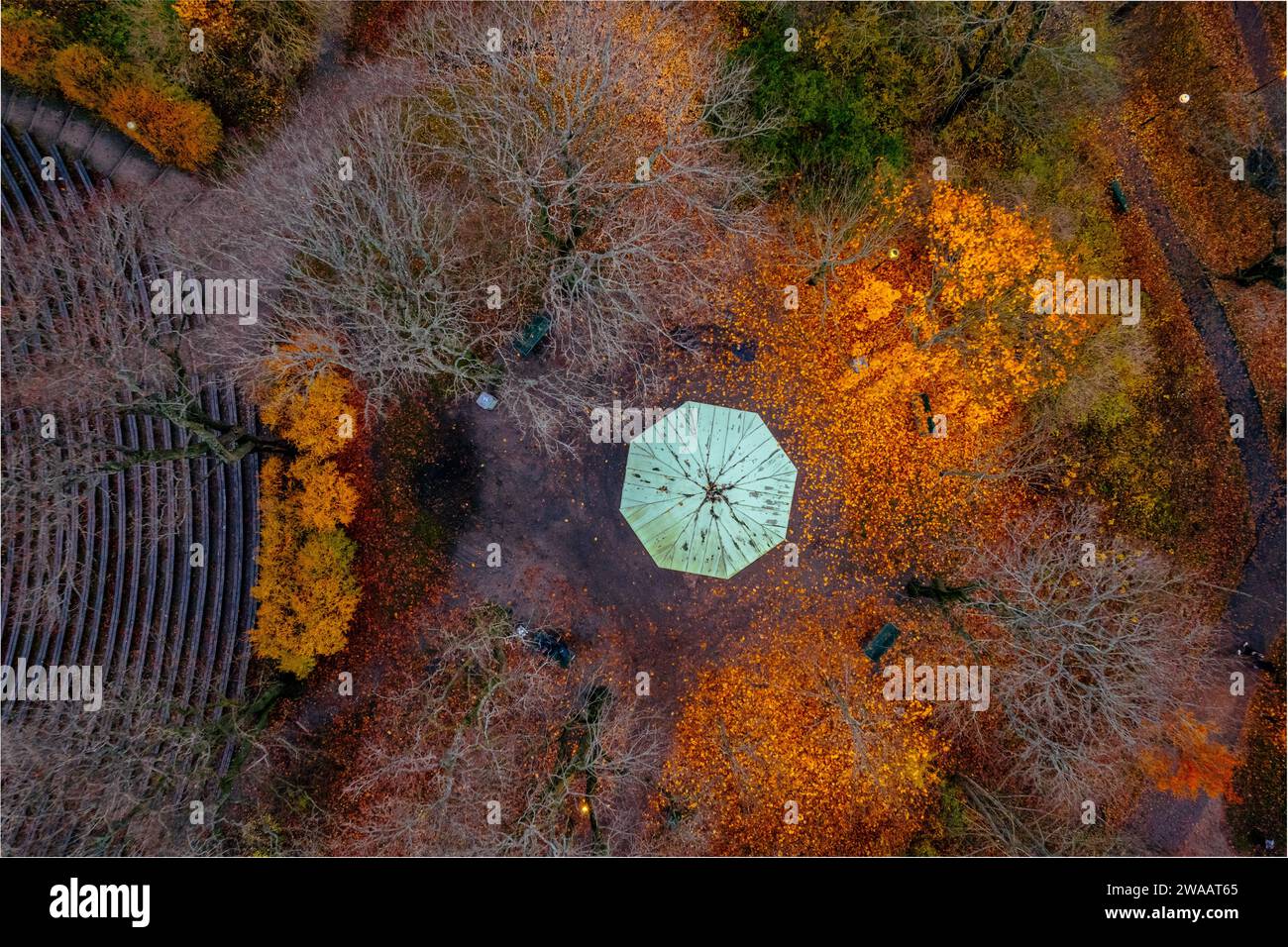 Stockholm in Autumn Aerial view of the city in Sweden Nordic Fall ...