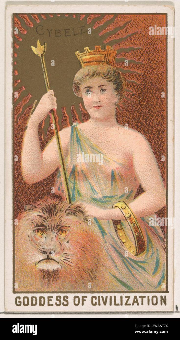 Cybele, Goddess of Civilization, from the Goddesses of the Greeks and ...