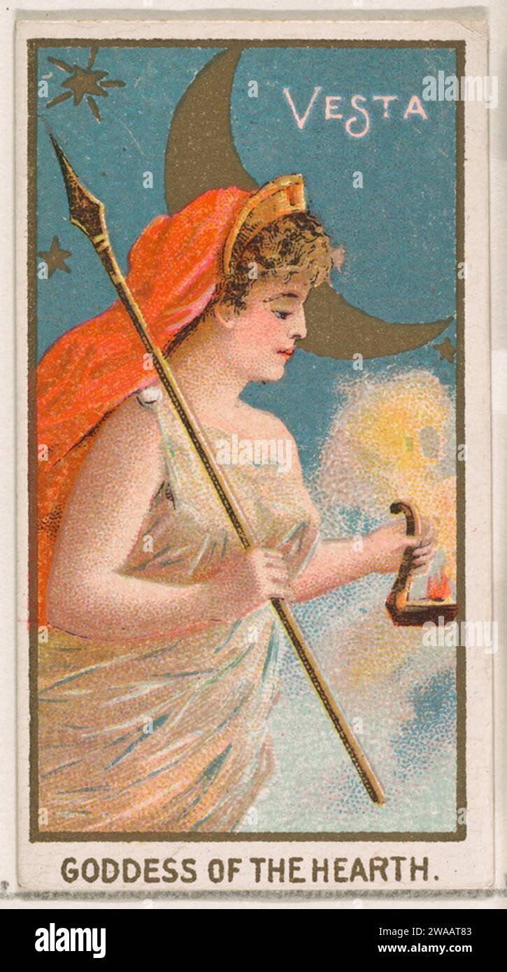 Vesta, Goddess of the Hearth, from the Goddesses of the Greeks and ...
