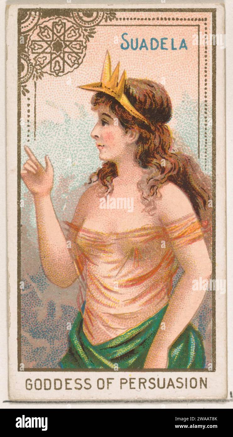 Suadela, Goddess of Persuasion, from the Goddesses of the Greeks and Romans series (N188) issued ...