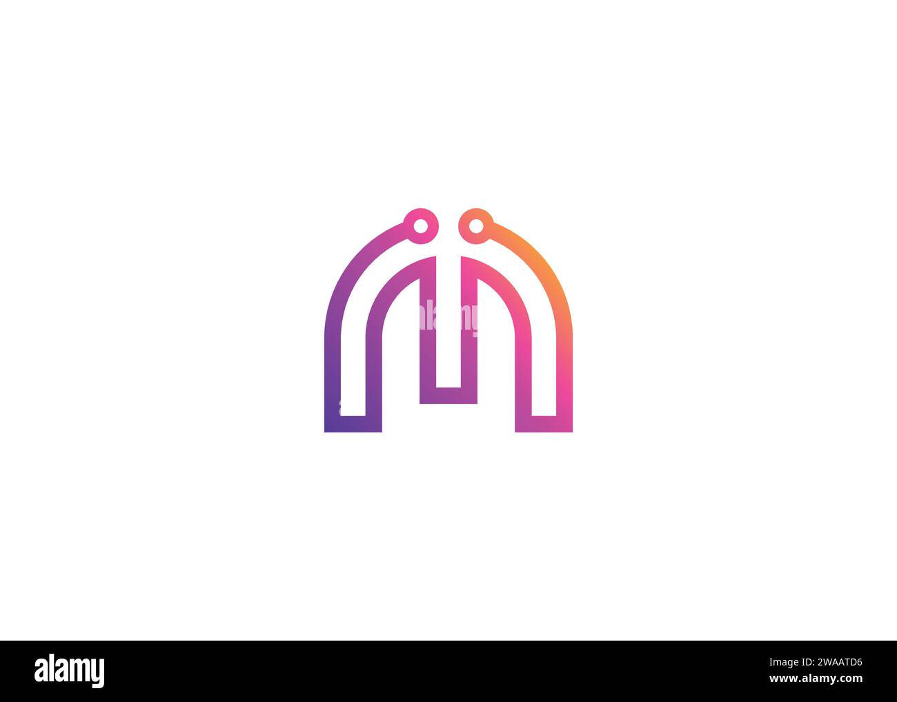 Letter m biotech Cut Out Stock Images & Pictures - Alamy