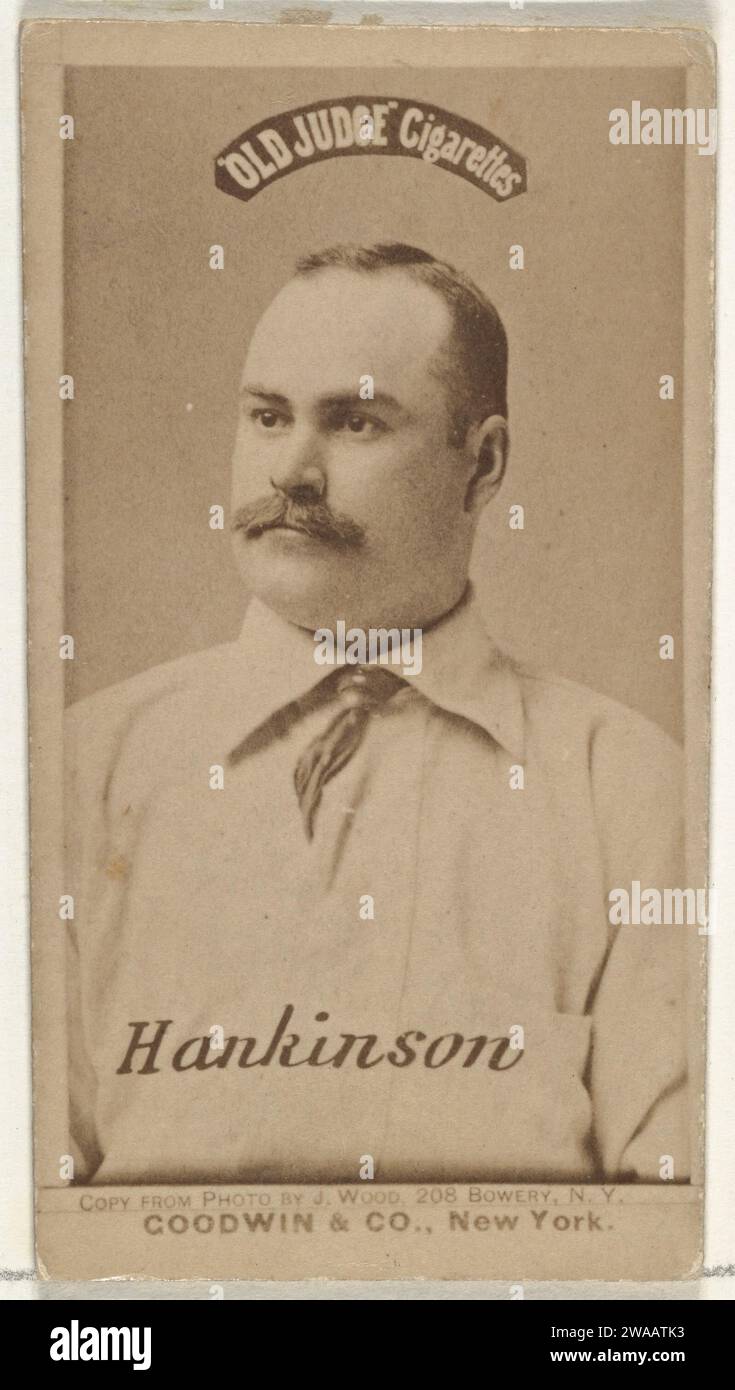 Frank Edward Hankinson, from the Old Judge series (N172) for Old Judge ...