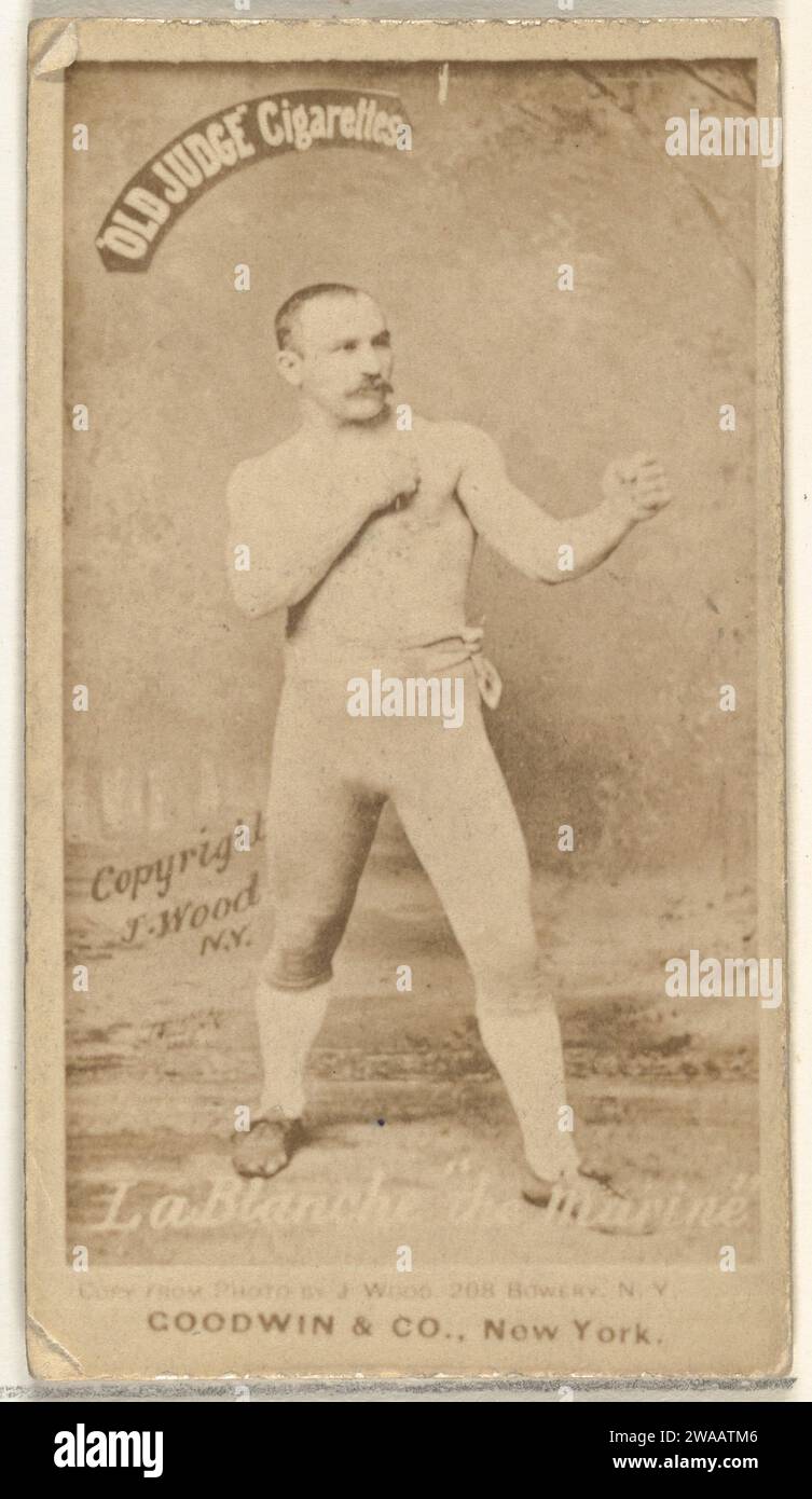 George La Blanche "The Marine", from the Celebrities and Prizefighters series (N174) for Old ...