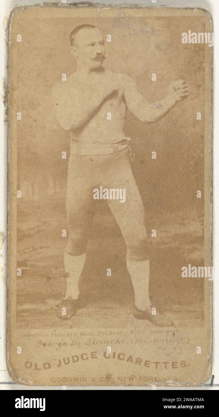 George La Blanche "The Marine", from the Celebrities and Prizefighters ...