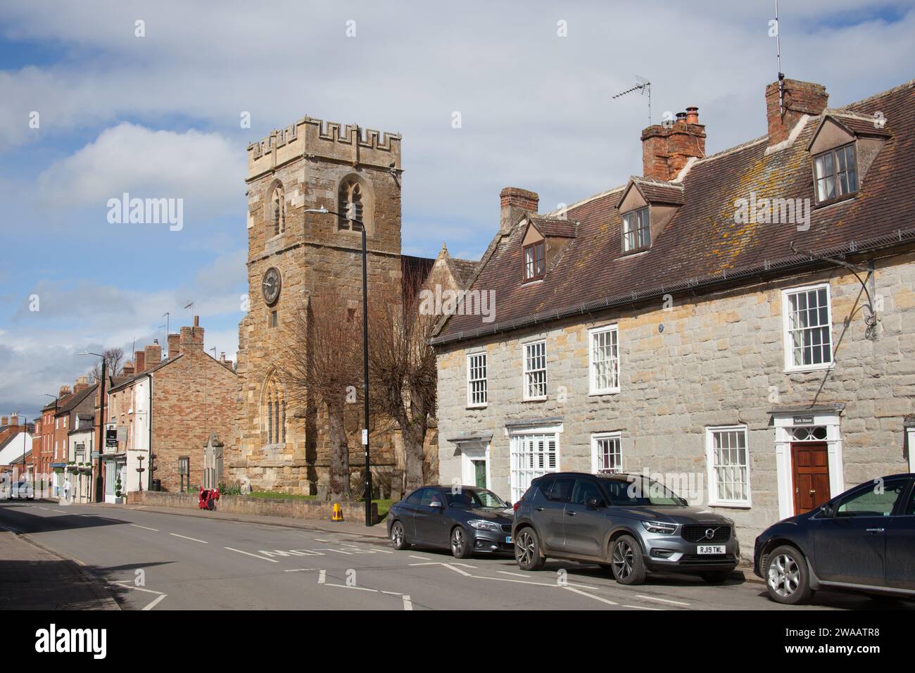 Houses in Shipston on Stour in Warwickshire, in the United Kingdom ...