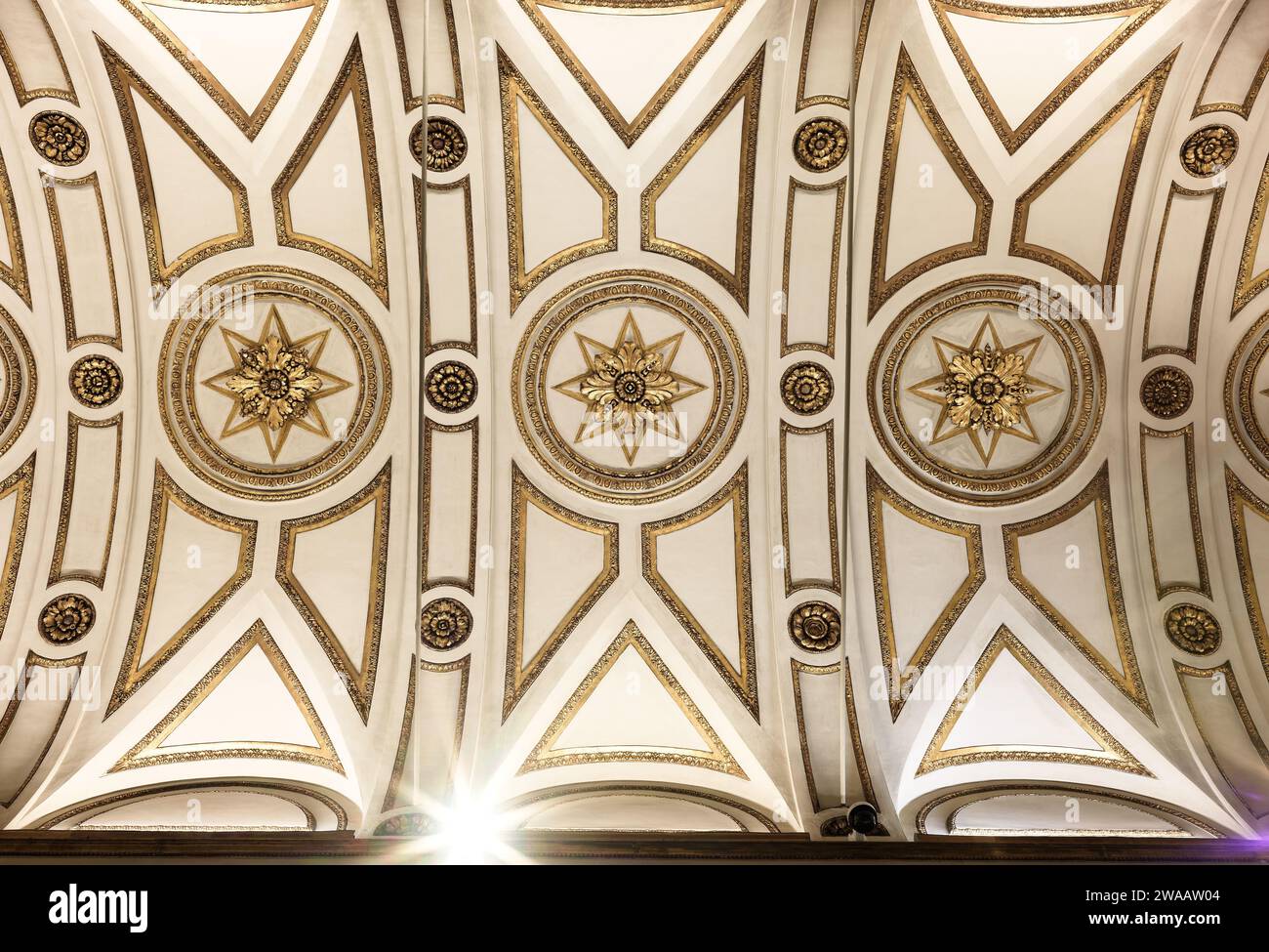 Ceiling in the papal basilica of Santa Maria Maggiore (St Mary Major ...