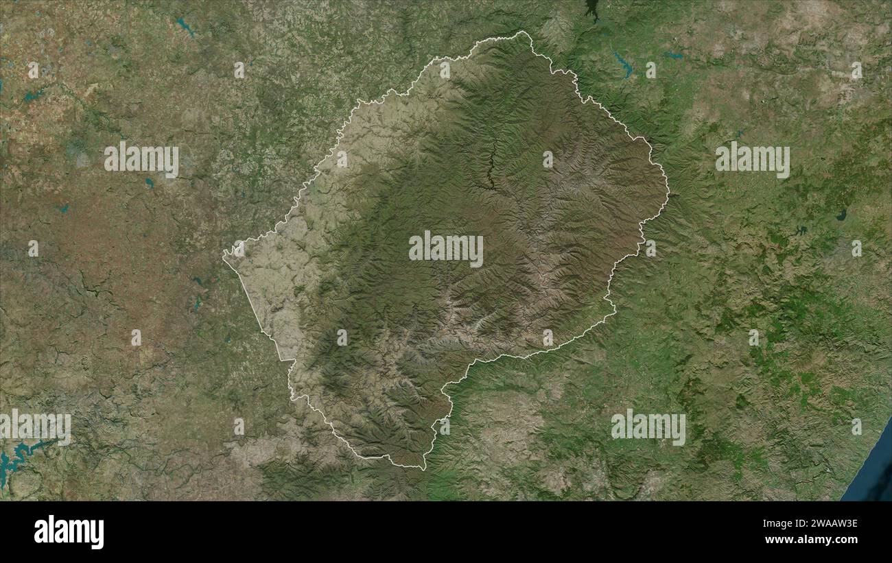Country lesotho map hi-res stock photography and images - Alamy