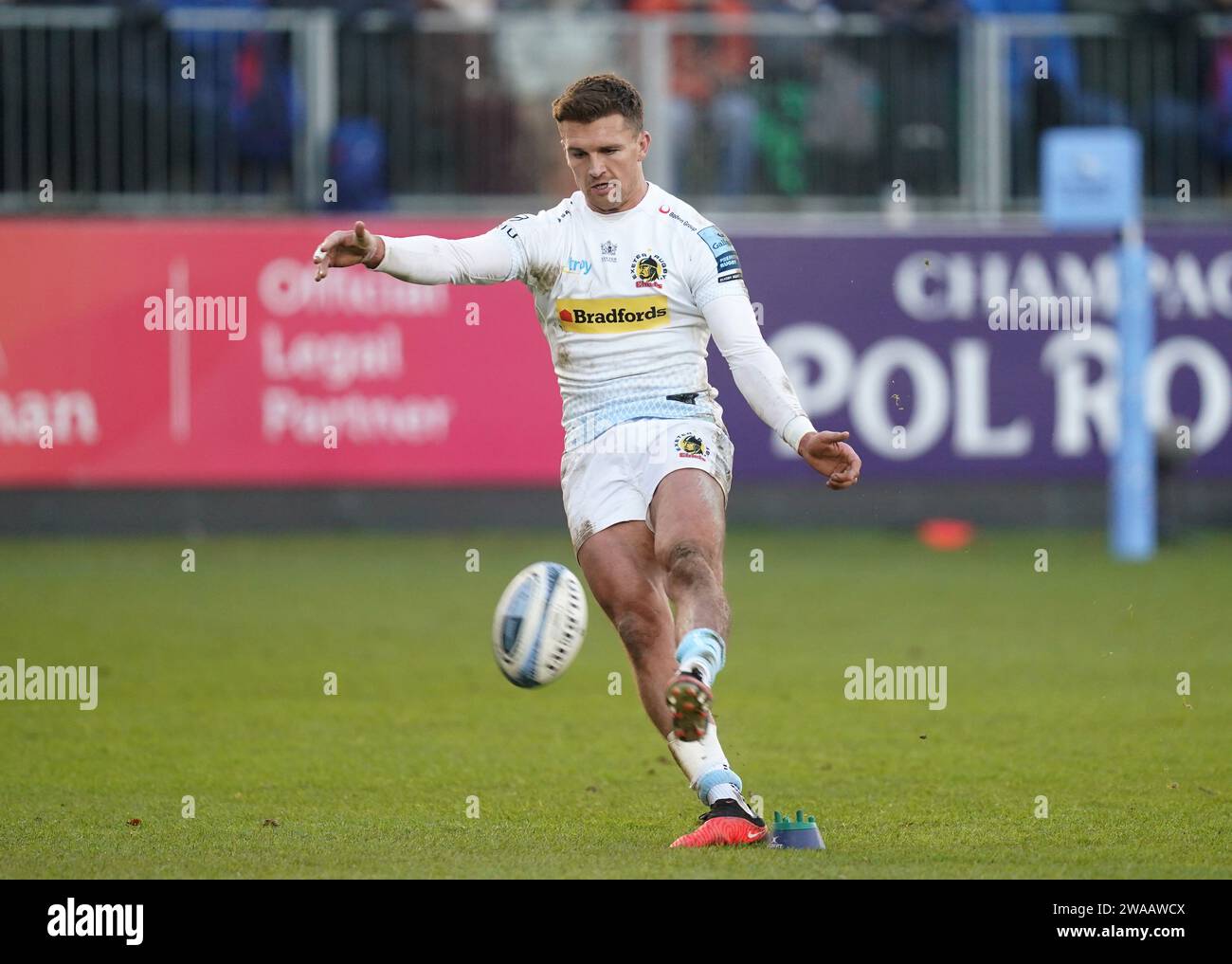 File photo dated 02-12-2023 of Henry Slade. Exeter boss Rob Baxter has ...