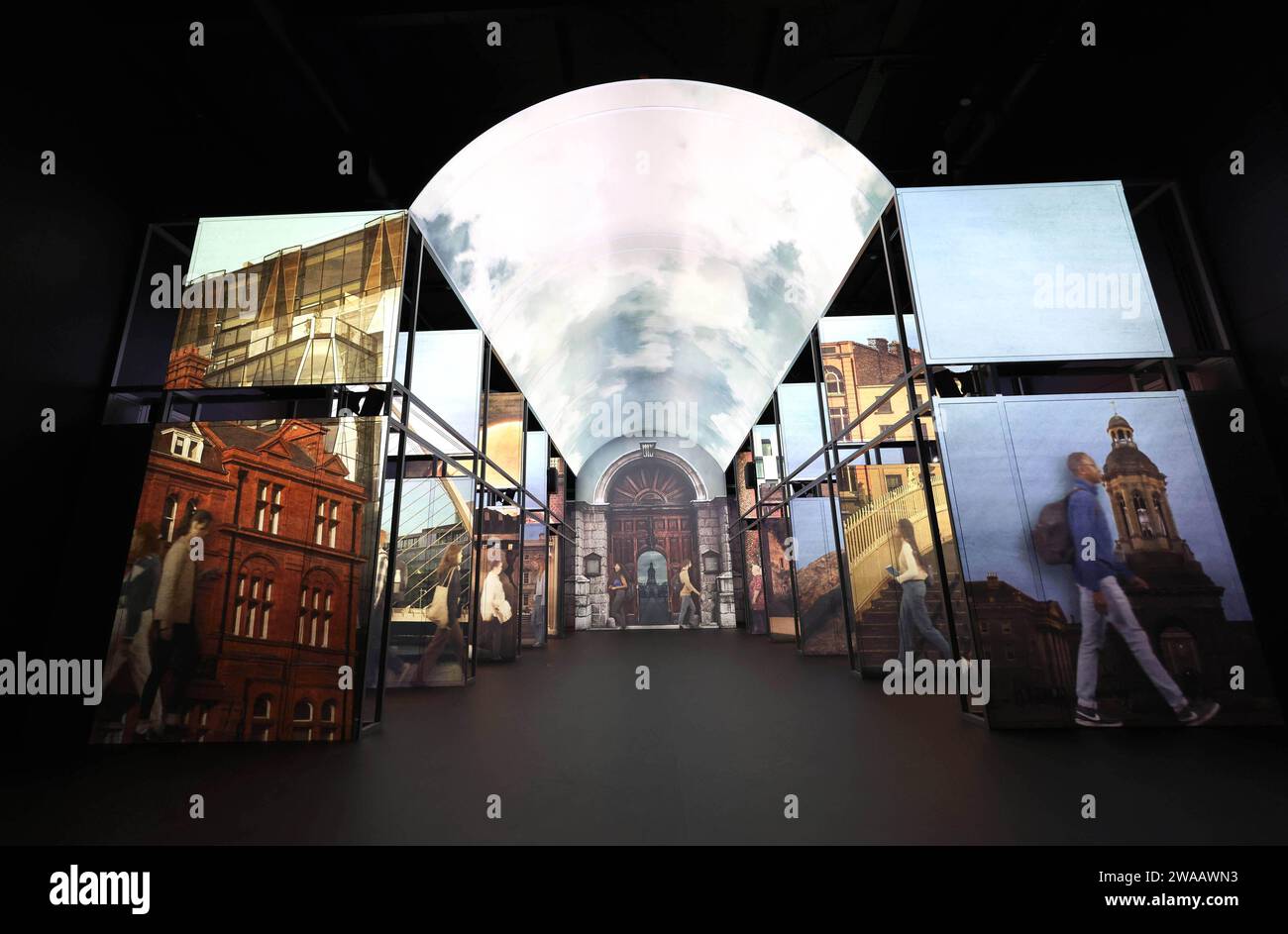 EDITORIAL USE ONLY The Book of Kells Experience, a new immersive ...