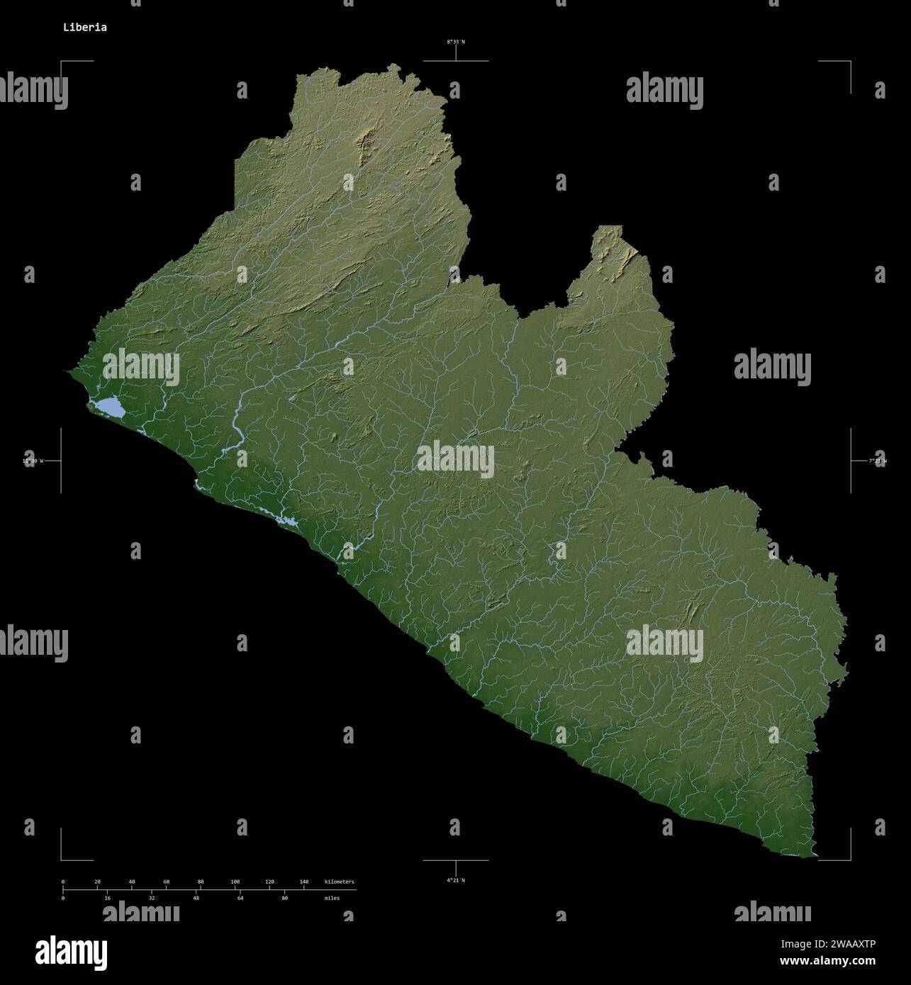 Shape of a Pale colored elevation map with lakes and rivers of the ...