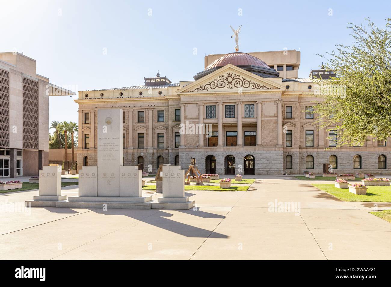 The Arizona State Capitol and Museum in Phoenix. The building was ...
