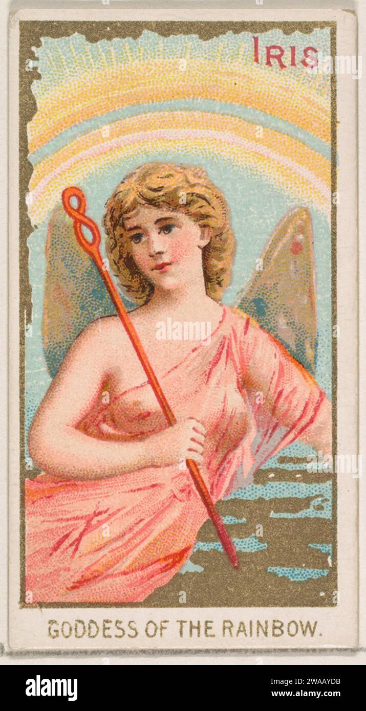 Iris, Goddess of the Rainbow, from the Goddesses of the Greeks and Romans series (N188) issued ...