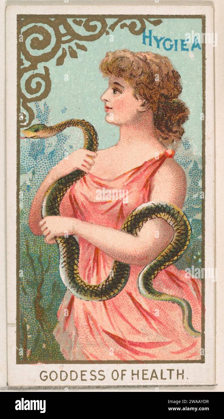 Hygiea, Goddess of Health, from the Goddesses of the Greeks and Romans ...