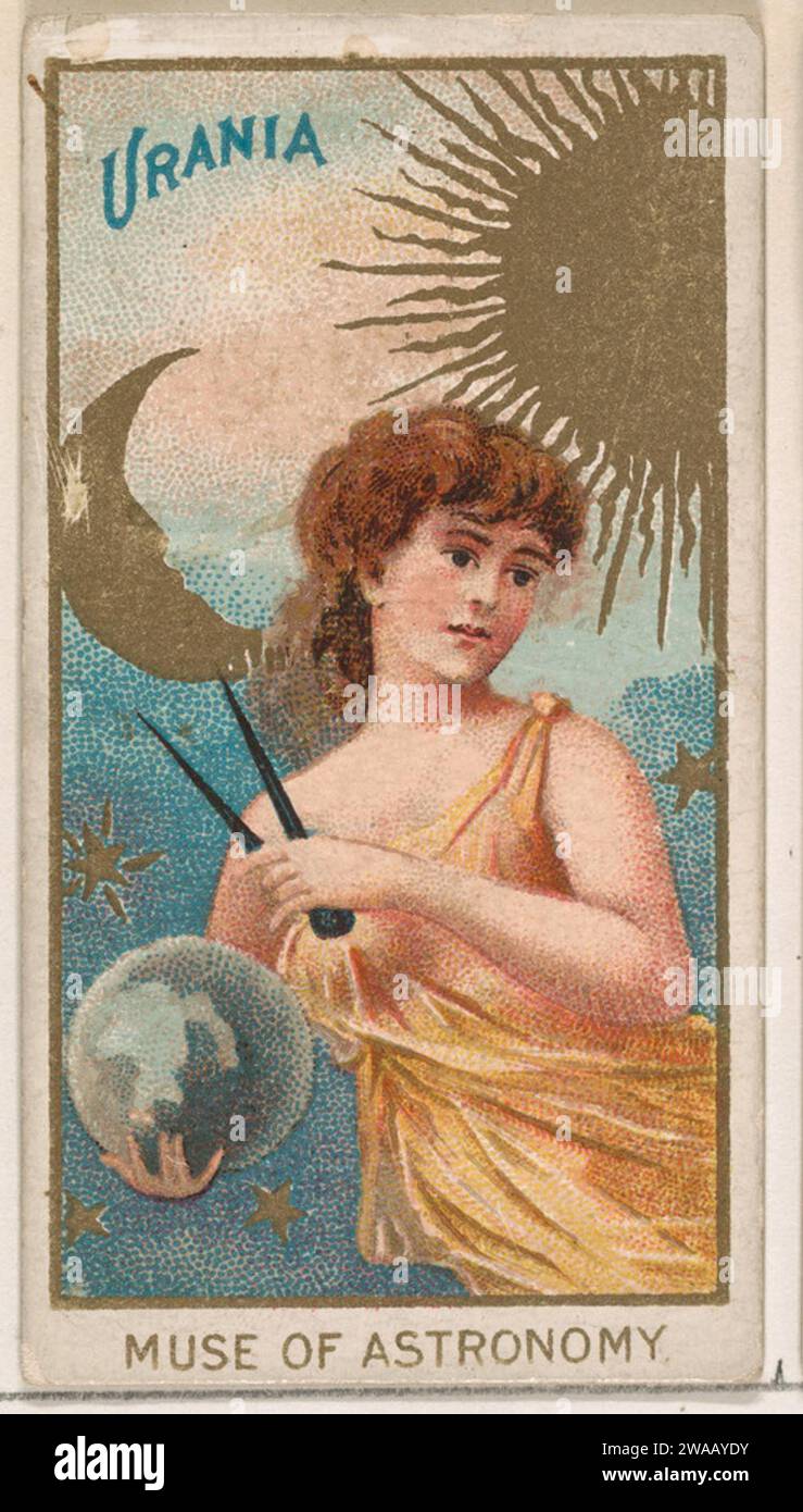Urania, Muse of Astronomy, from the Goddesses of the Greeks and Romans ...