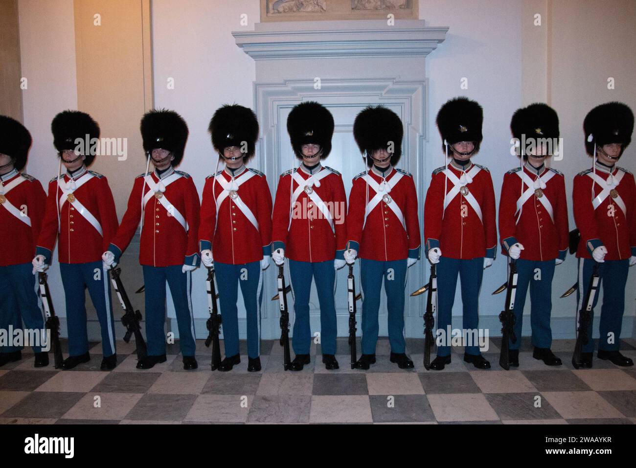 The Royal Life Guard at the New Year s levee for diplomacy at ...