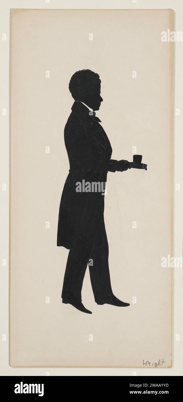 George Wright 1950 by Auguste Edouart Stock Photo - Alamy