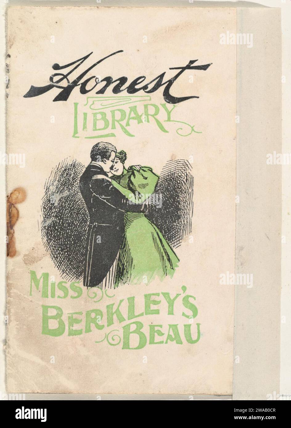 Miss Berkley's Beau, from the Honest Library series (N115) issued by ...