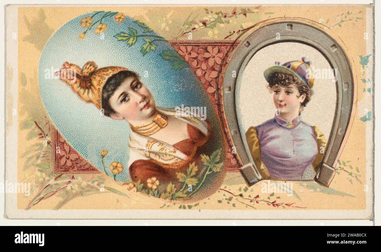 Horseshoe, from the Miniature Novelties series (N120) issued by Duke ...