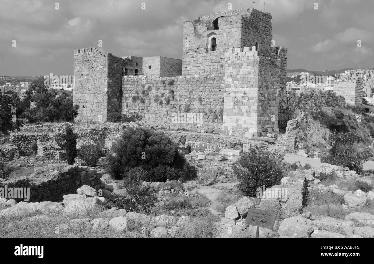 Lebanon: The historic village Byblos with the castle has an old history ...