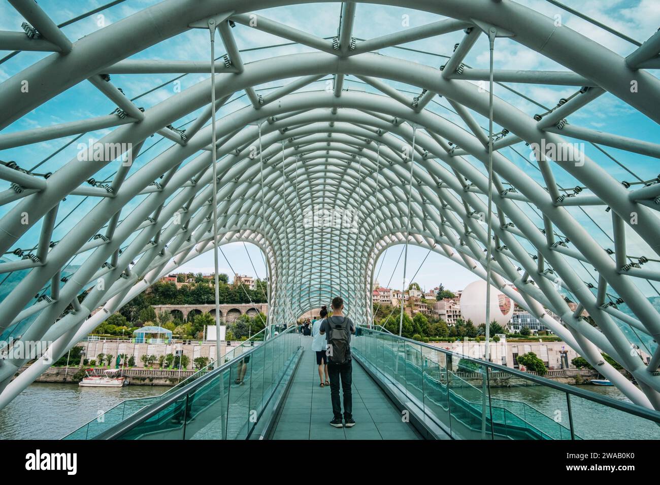 Peace bridge in tbilisi georgia hi-res stock photography and images - Alamy