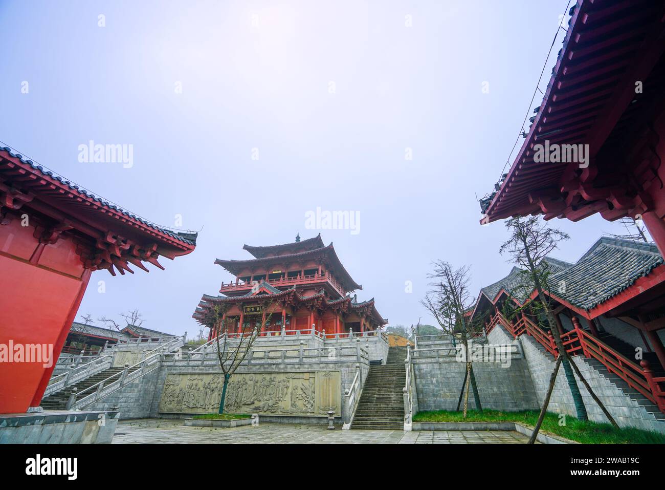 The Jinfo Temple is one of the largest Tang-style buildings in ...