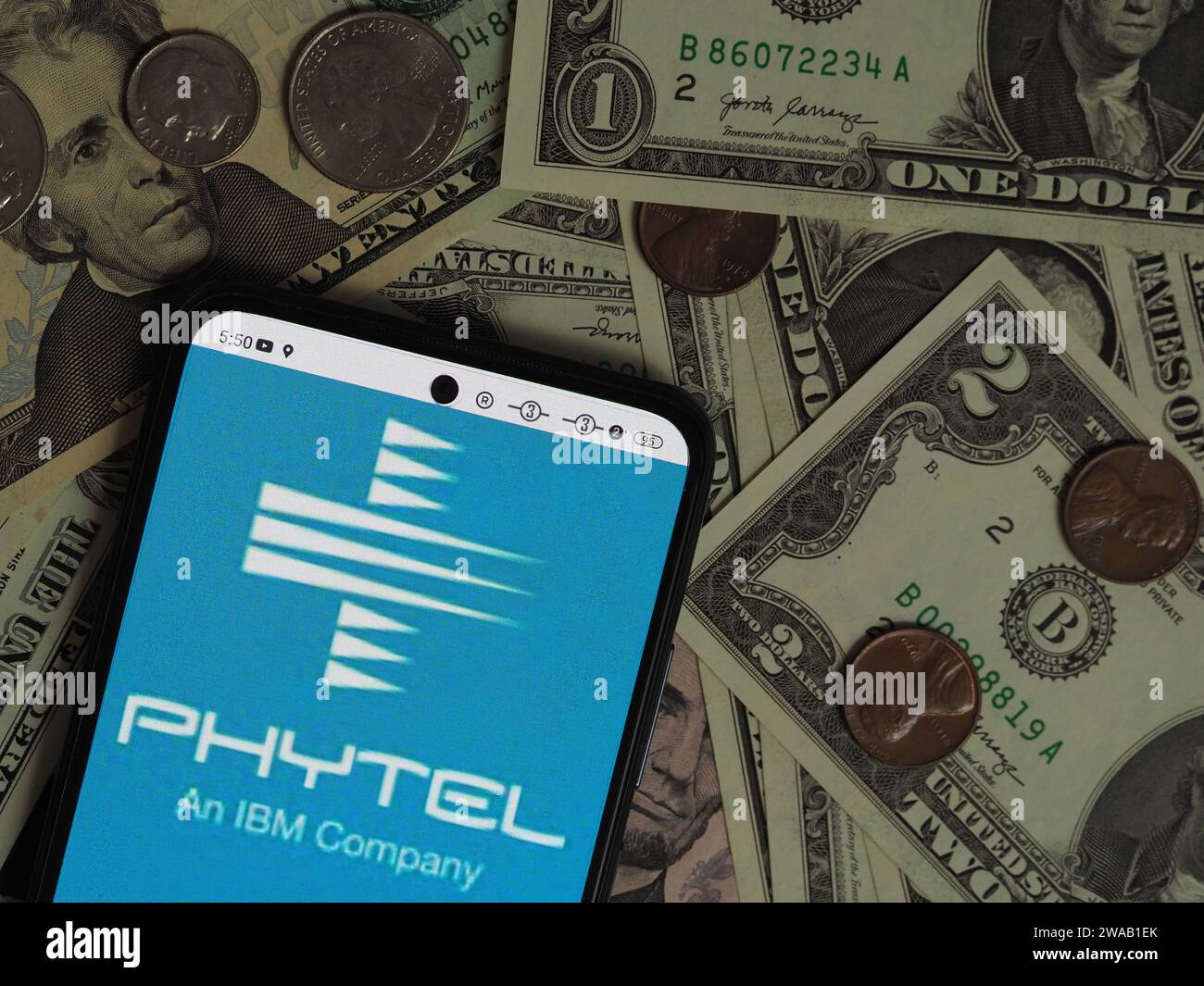 Bavaria, Germany - January 3, 2024: In this photo illustration, a ...