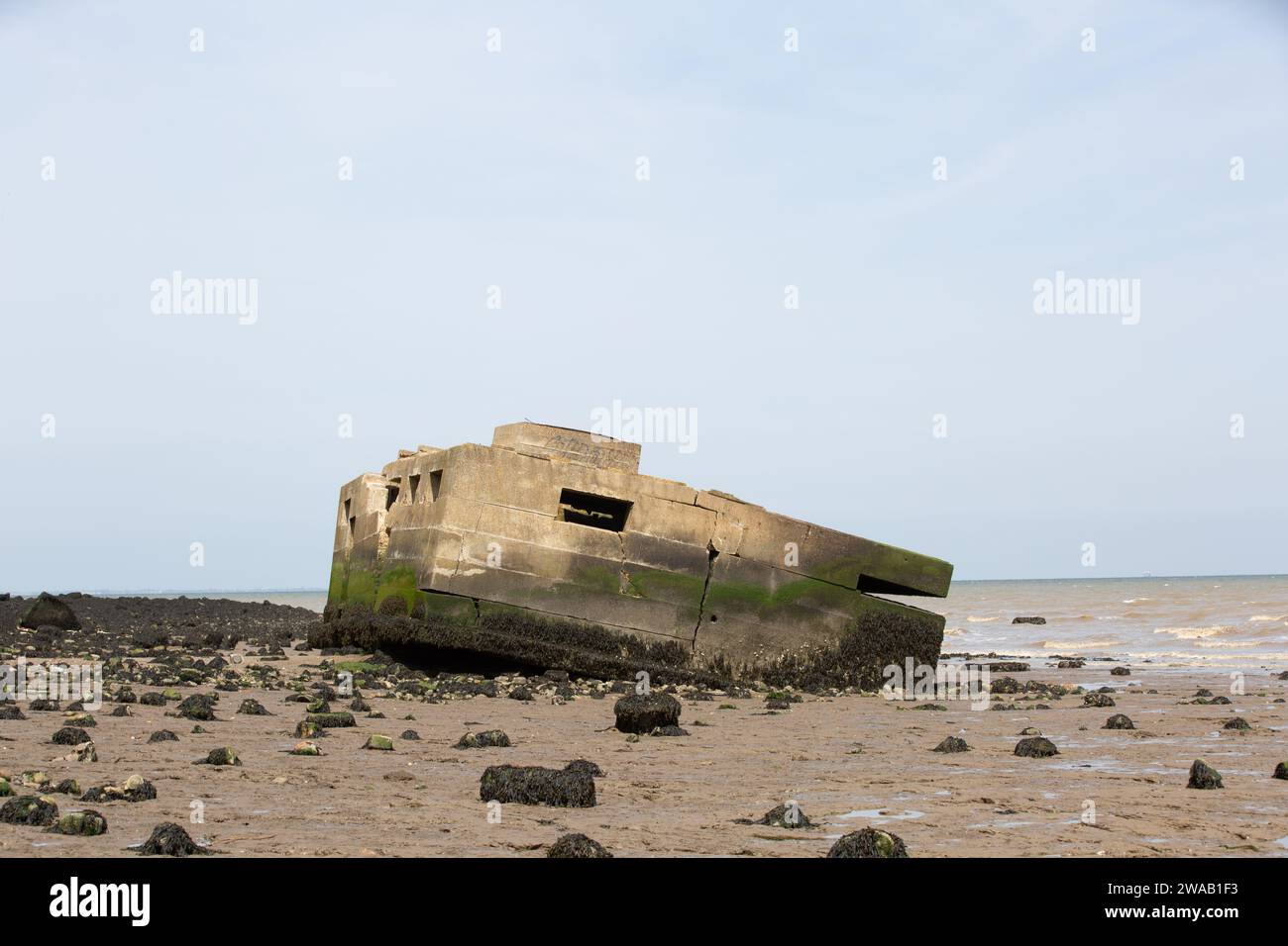 WW2 Warden Point Gun Battery Stock Photo - Alamy