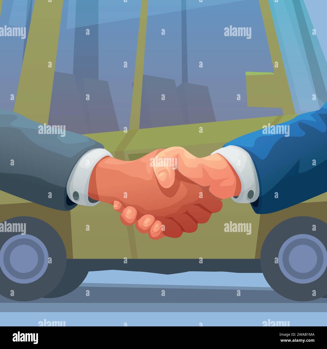 Vehicle showroom backdrop Stock Vector Images - Alamy