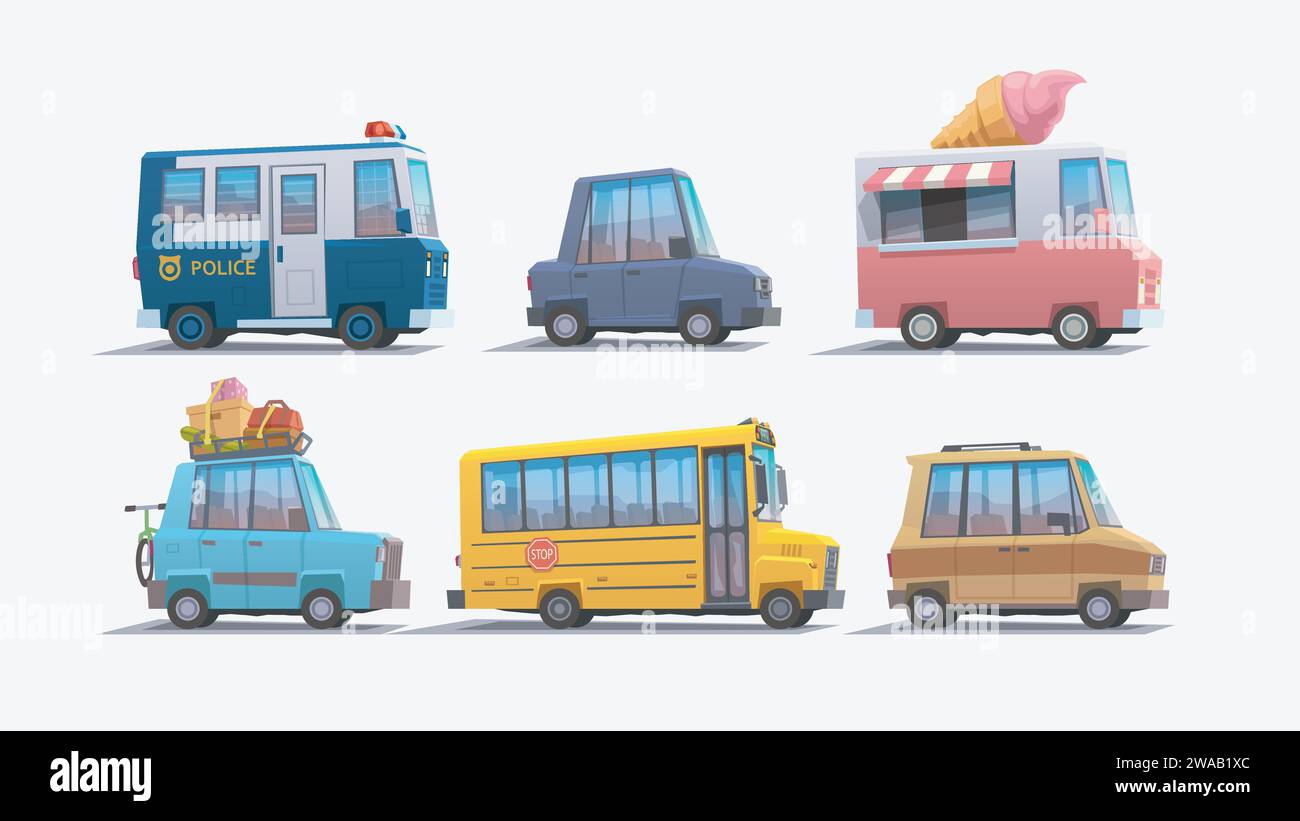 Car suv school Stock Vector Images - Alamy