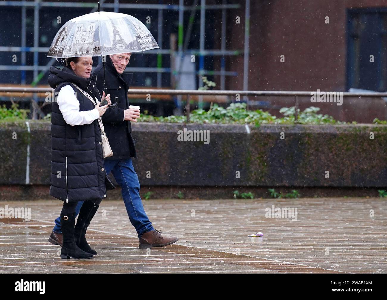Alan Whitfield (right) leaves Liverpool Magistrates' Court. Last month ...