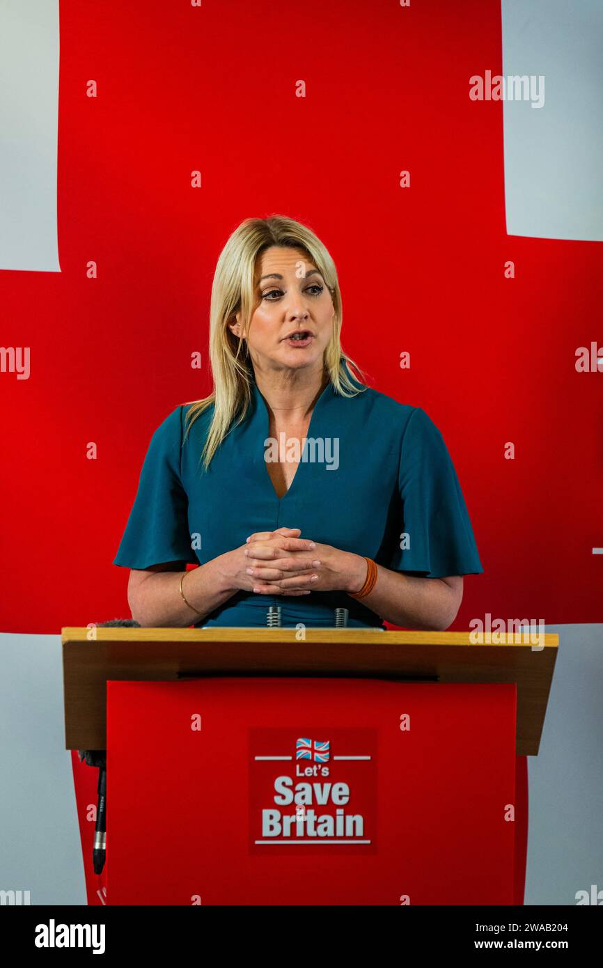 London, UK. 3rd Jan, 2024. Alex Phillips Culture spokesperson - 2024 ...