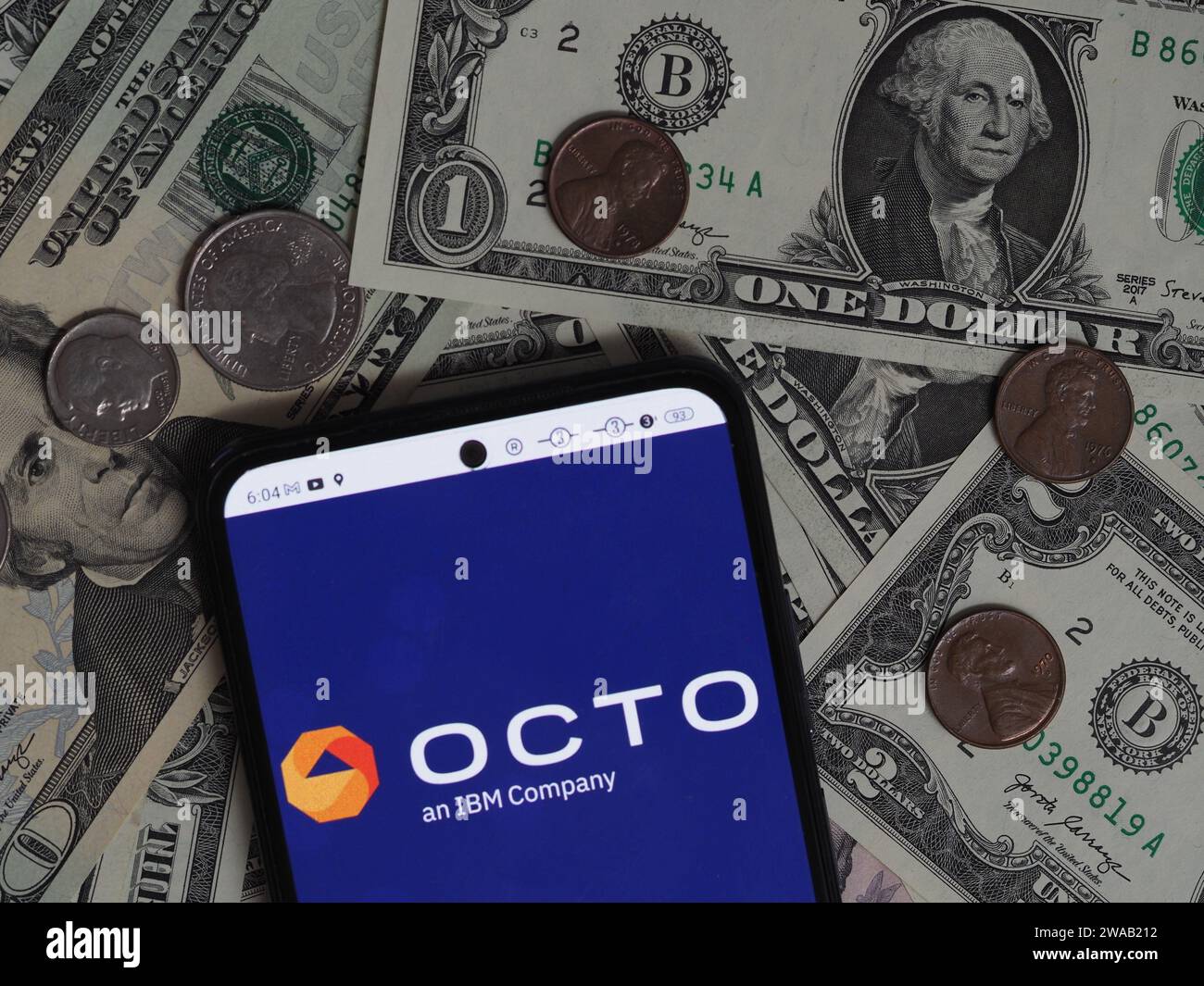 Bavaria, Germany - January 3, 2024: In this photo illustration, a Octo ...