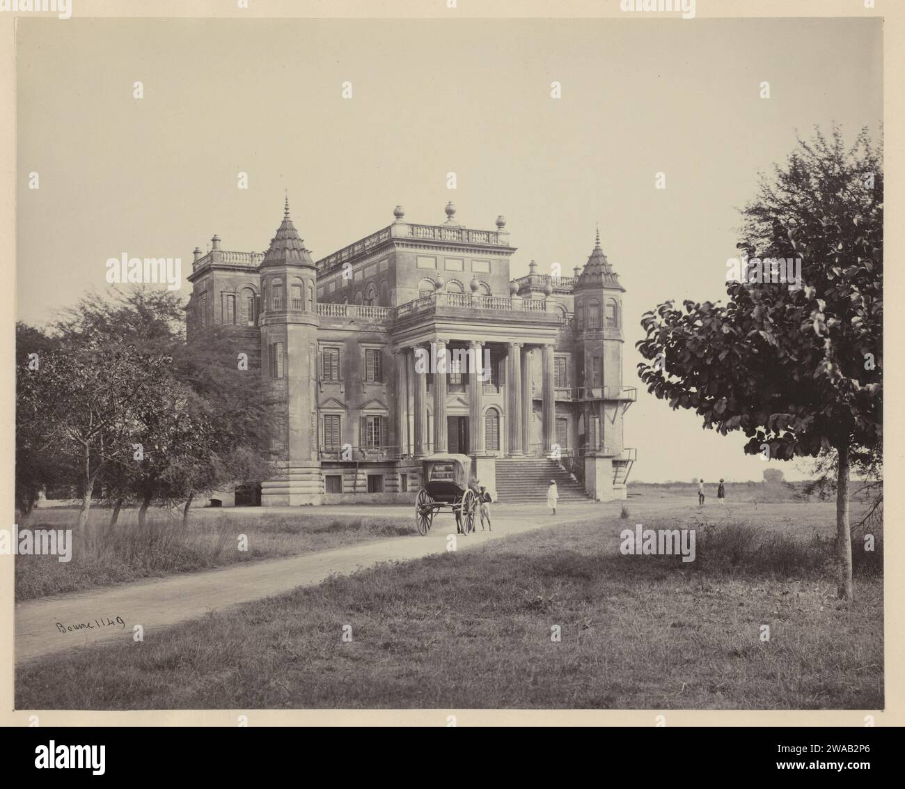 Dilkusha Kothi house in Lucknow, Uttar Pradesh, India, Samuel Bourne ...