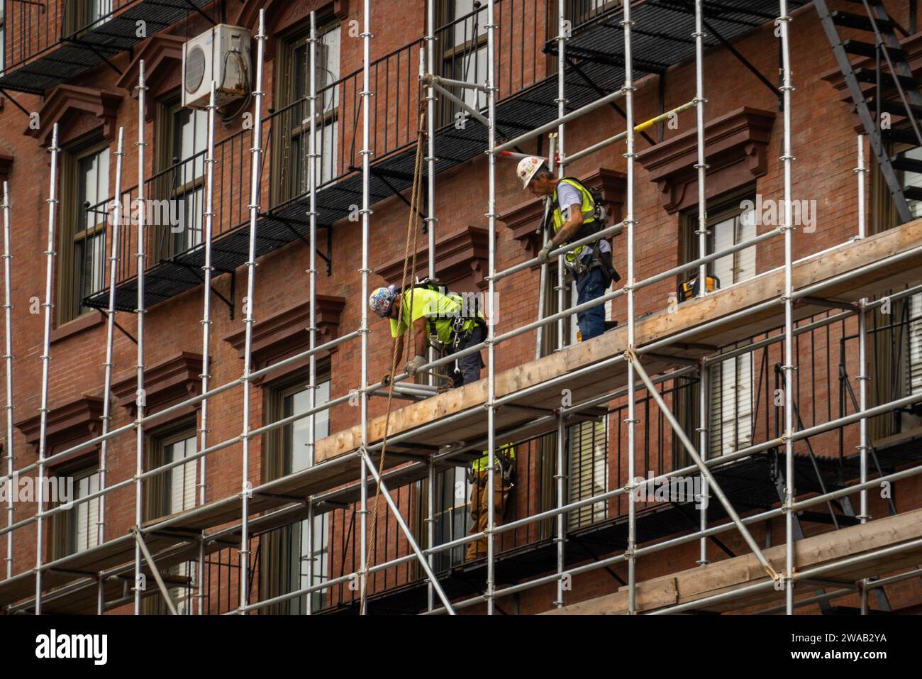 Scaffolding floor floors scaffold staging structure work crew hi-res ...