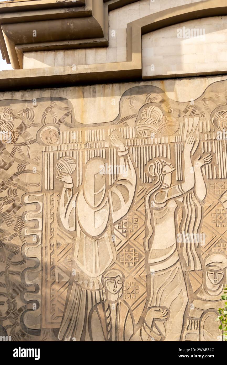 Woman mural kazakhstan hi-res stock photography and images - Alamy