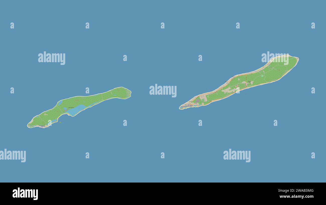 Little cayman map hi-res stock photography and images - Alamy
