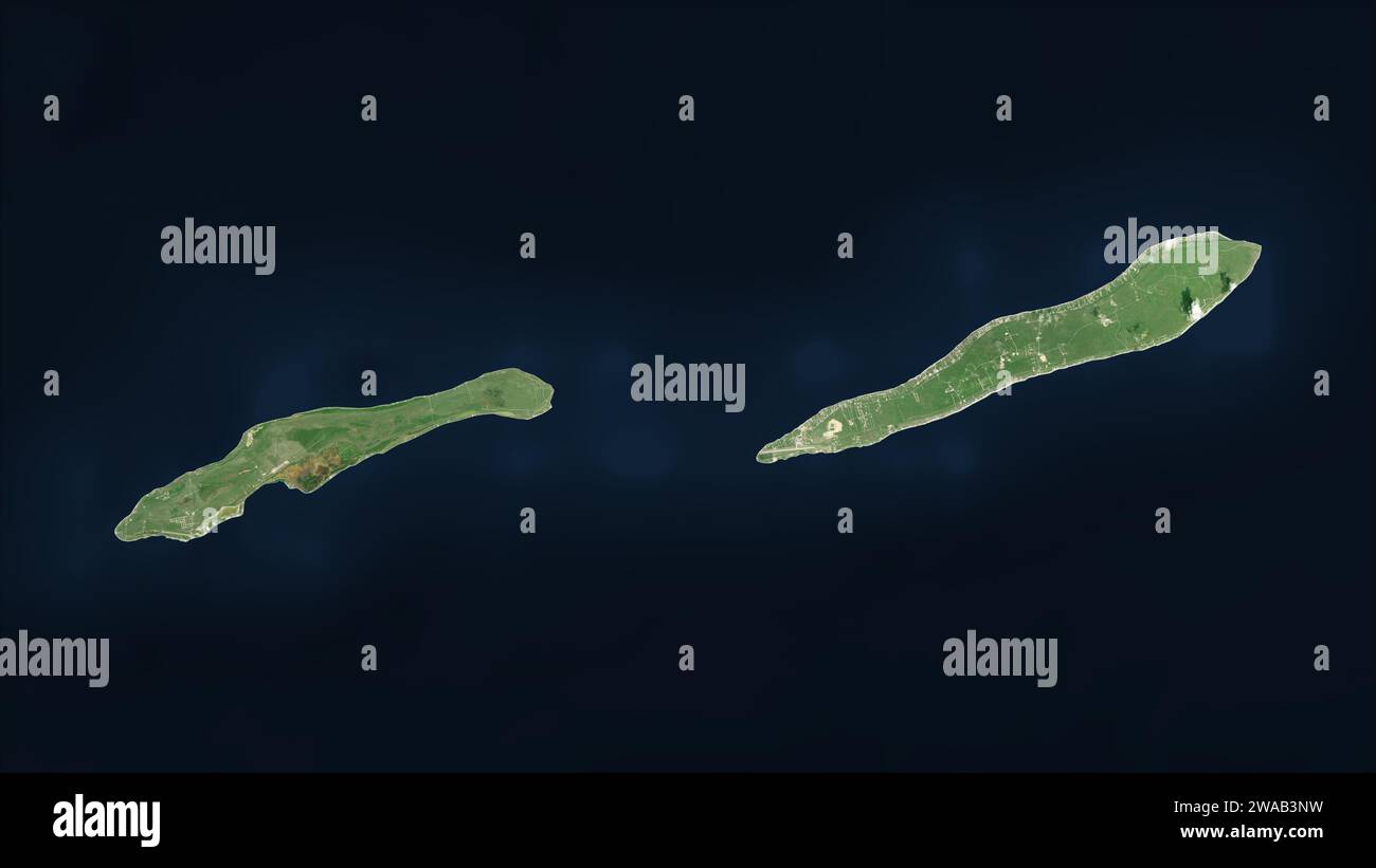 Little Cayman - Cayman Islands highlighted on a low resolution ...