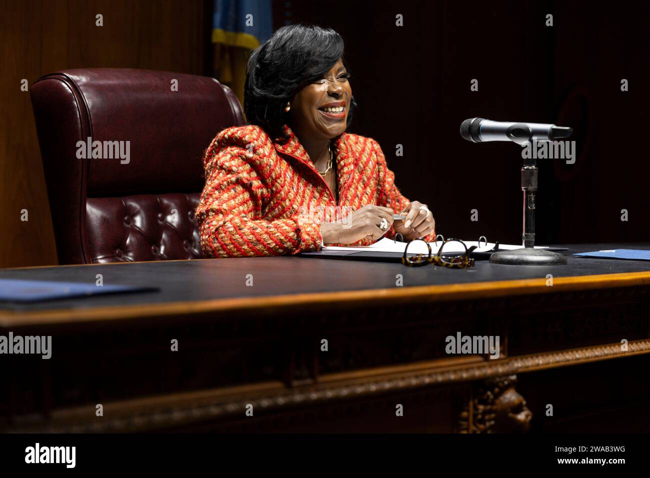 Mayor Cherelle Parker signs executive orders in her new office on ...