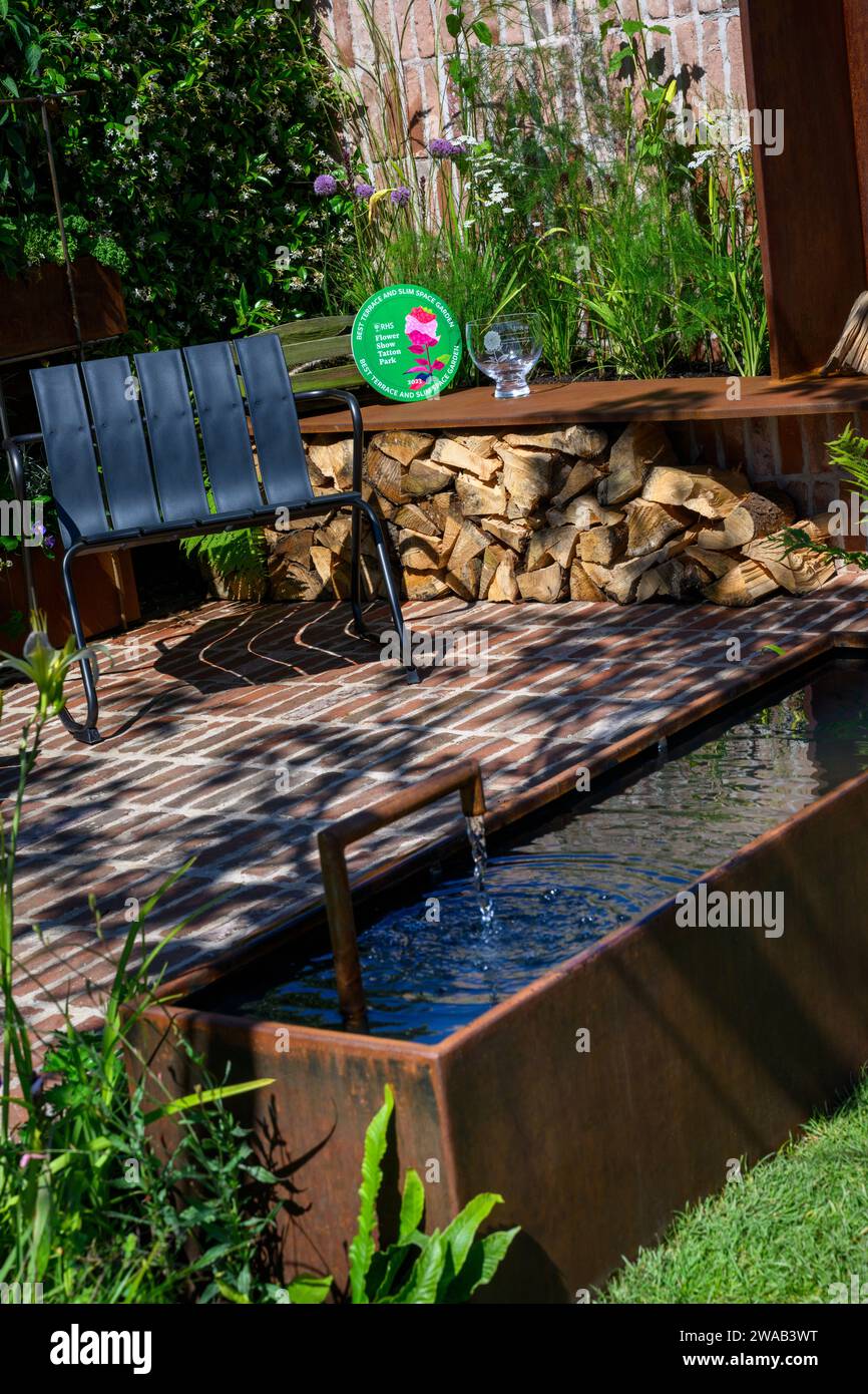 Brickyard Garden competition entry (gold medal winner, small patio ...