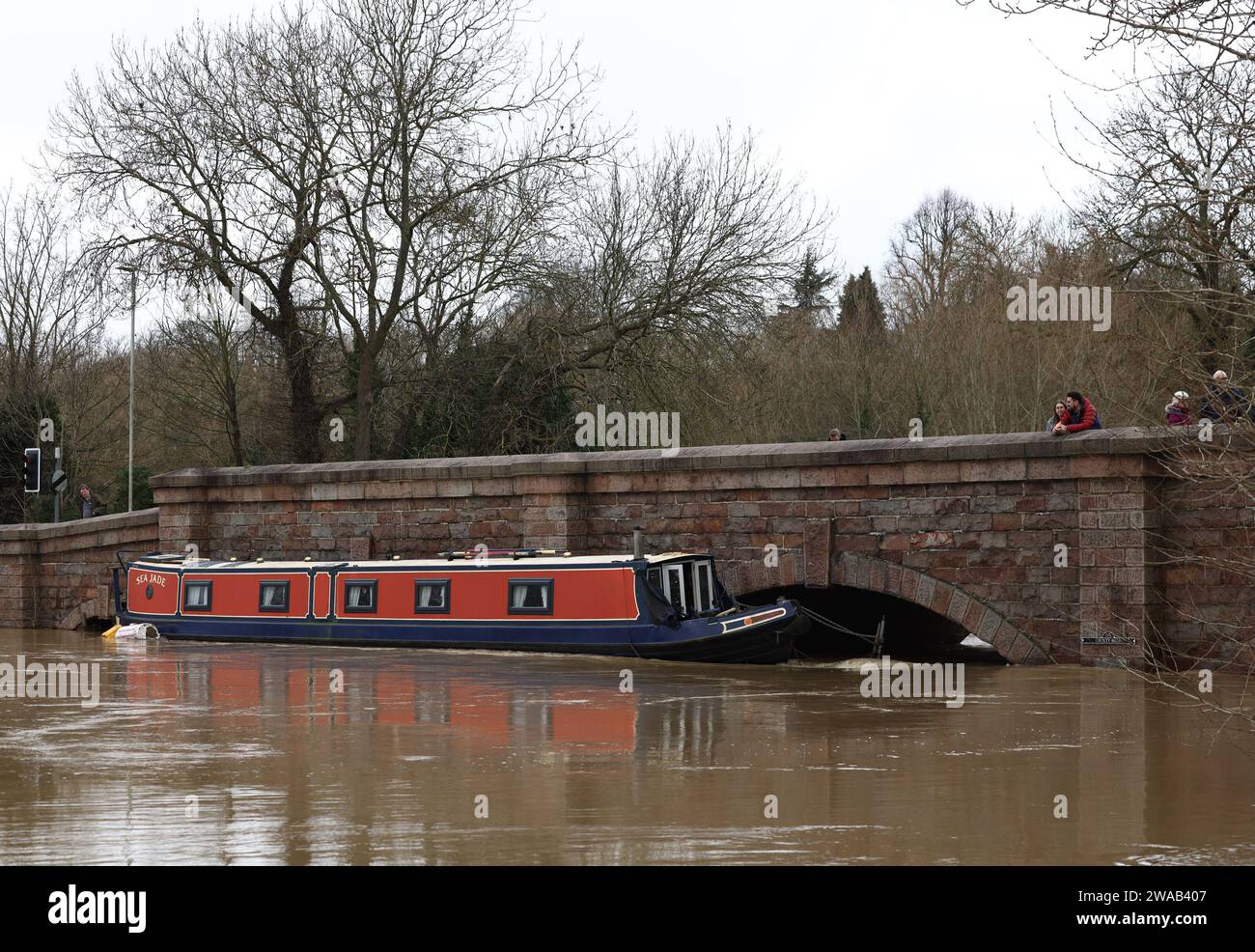 Barrow upon Soar, Leicestershire, UK. 3rd January 2024. UK weather. A ...