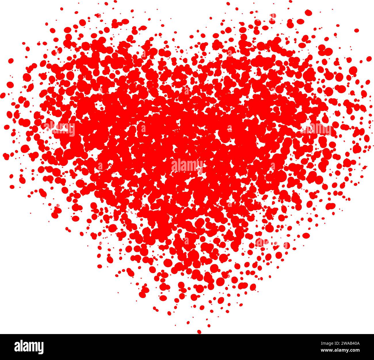 Dotted heart hi-res stock photography and images - Alamy