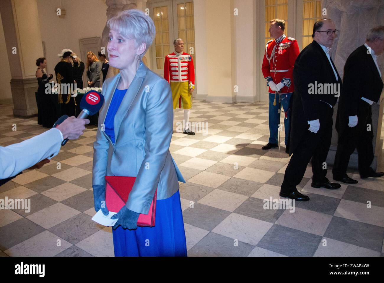 The British ambassador in Denmark, Emma Kate Hopkins, arrives at the ...