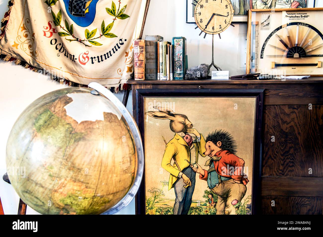 Life in school 100 Years ago Stock Photo - Alamy