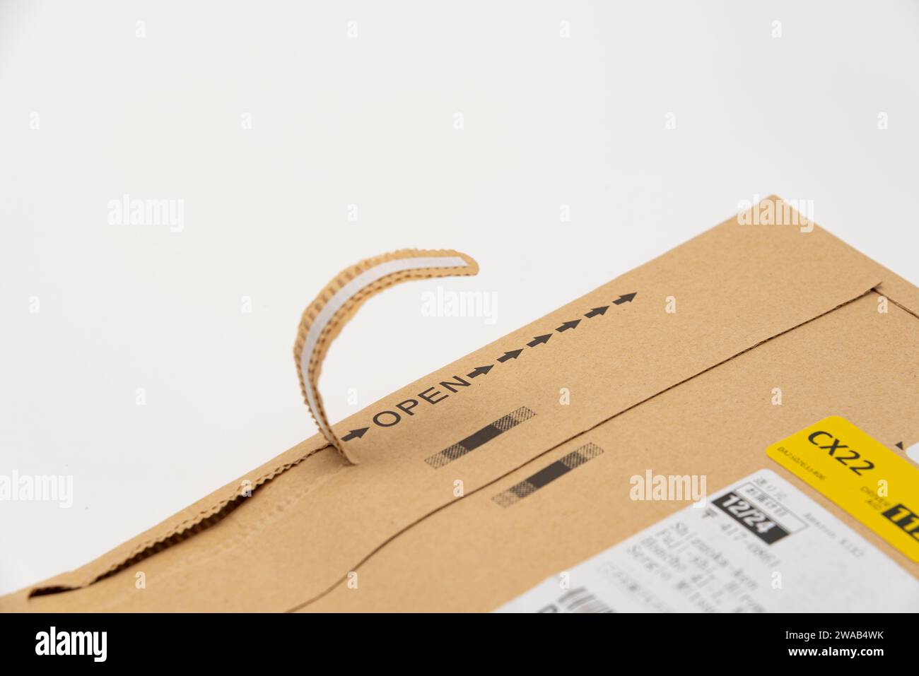 Fuji City, Shizuoka-Ken, Japan - December 28, 2023: Sealed Air shipping ...